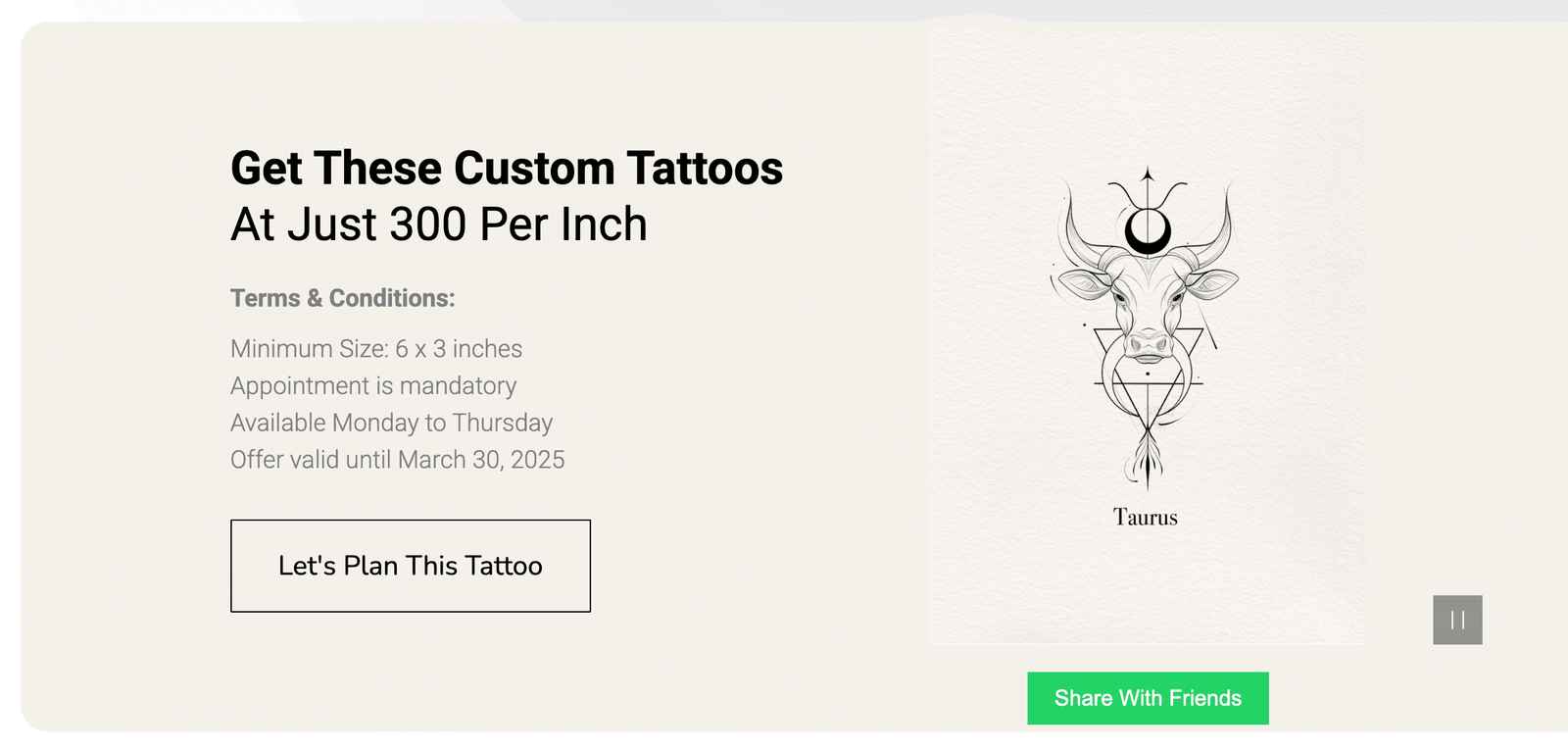 Premium Tattoo Studio | Tattoo Offers In Pune | Piercing Offers